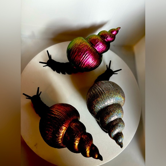 Art | 3d Printed Snailsavailable Either In A Setindividually | Poshmark